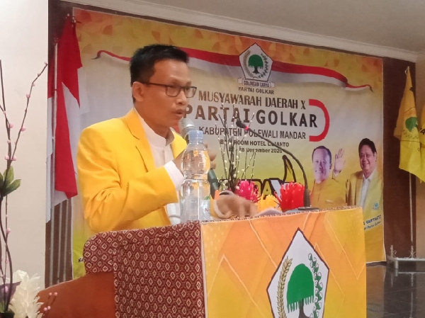 Musda ke-X, Samsul Mahmud Kandidat Tunggal Ketua Golkar Polman ...