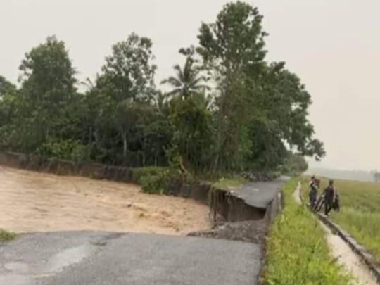 Diterjang Banjir, Akses Penghubung Tapango -Tapango Barat Terputus ...