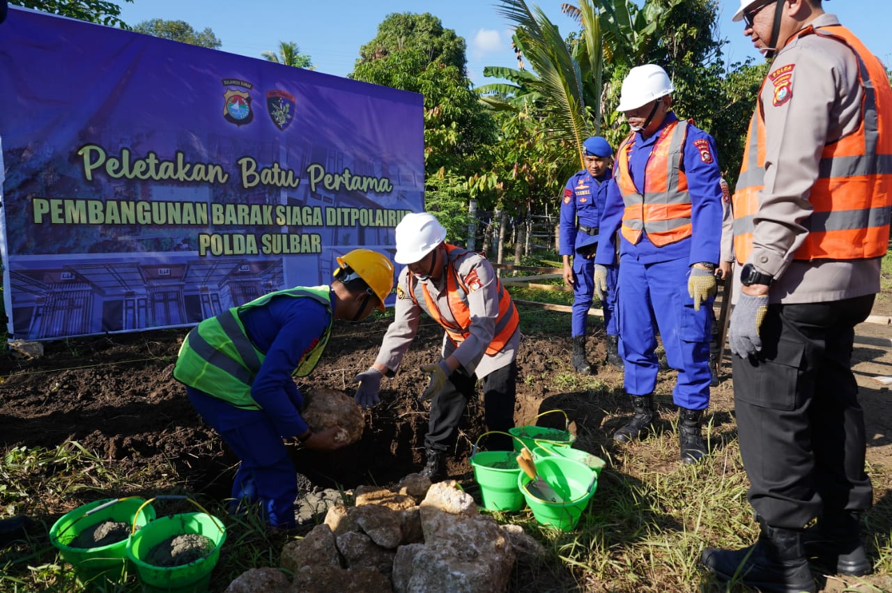 Barak Polairud Polda Sulbar Mulai Dibangun, Ini Harapan Kapolda ...